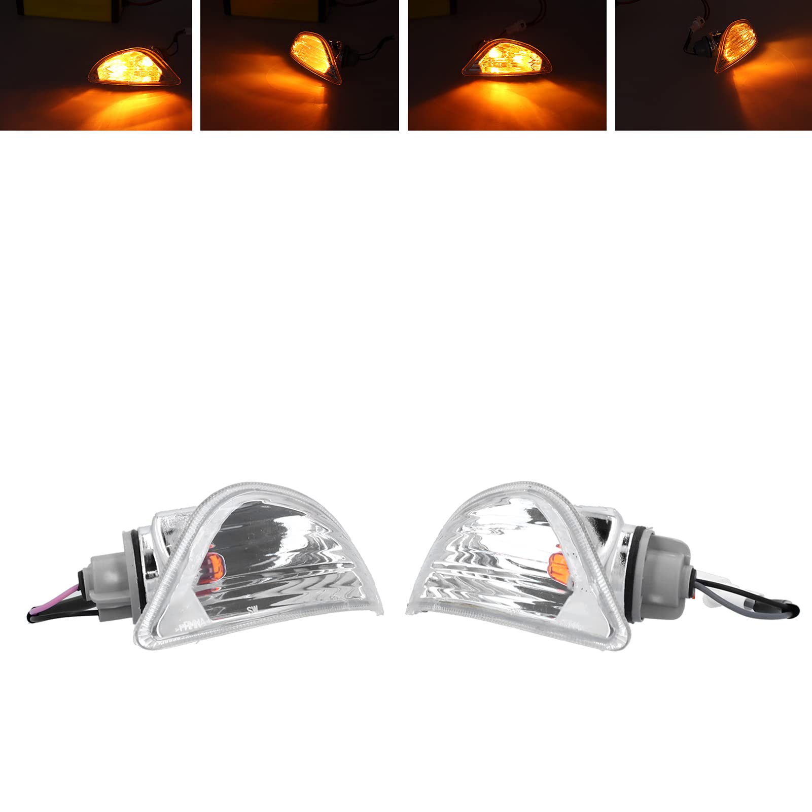 XTevu Motorcycle rear indicators, Rear Indicator Lights, Rear turn signals, Compatible with Vespa LX 50/125/150 2-Takt and 4-Takt LXV (All Years)