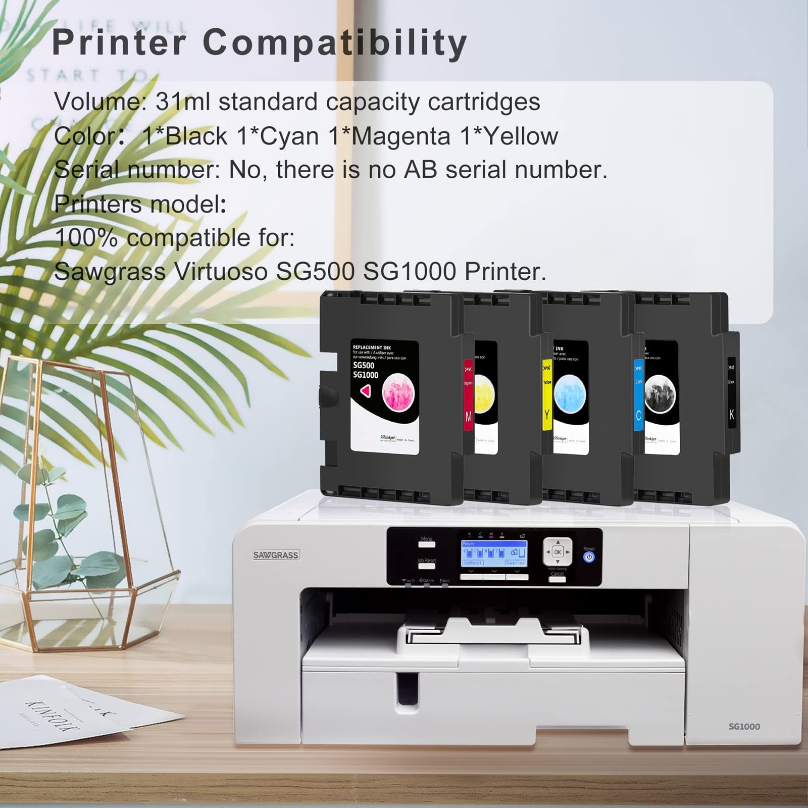 Osinkjet Upgrade Sublimation Ink Cartridge for Sawgrass SG500 SG1000 Printers