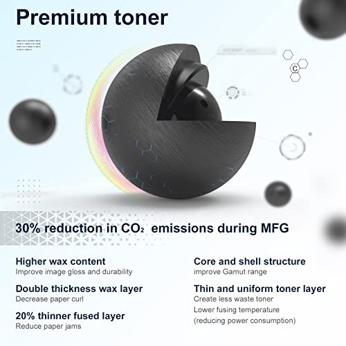 TESEN TN850 TN820 HL-L6200 Compatible Toner Cartridge Replacement for Brother TN850 TN820 for use with Brother HLL6200DW HLL6200DWT HLL6250DW MFCL5800DW DCPL5650DN DCPL5600DN Printer 4 PK HIGH Yield