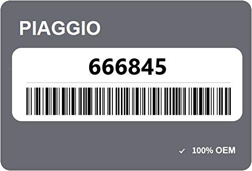 Vespa OEM Right Hand Grip 666845 - Genuine Piaggio Replacement for Vespa Scooters - Throttle Grip with Comfortable Rubber Design