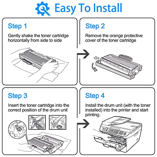 NineLeaf 1 Pack Compatible Drum Unit Replacement for Brother DR510 DR-510 to use in HL-5100 HL-5130 HL-5140 HL-5150DLT HL-5170DNL MFC-8220 MFC-8440 MFC-8640 Printer