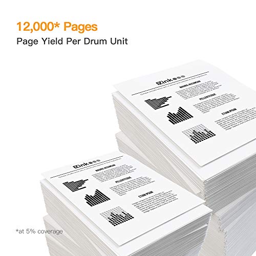 E-Z Ink (TM) Compatible Drum Unit Replacement for Brother DR420 DR 420 High Yield for use with HL-2270DW HL-2280DW HL-2230 HL-2240 HL-2240D MFC-7860DW MFC-7360N DCP-7065DN (1 Drum Unit)