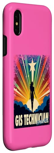 iPhone X/XS GIS Technician Funny Female Hero Job Women Case