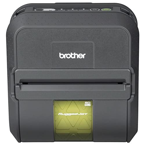 Brother Industries, Ltd - Brother RuggedJet RJ4040 Direct Thermal Printer - Monochrome - Mobile - Label Print - NO Battery, NO Cables
