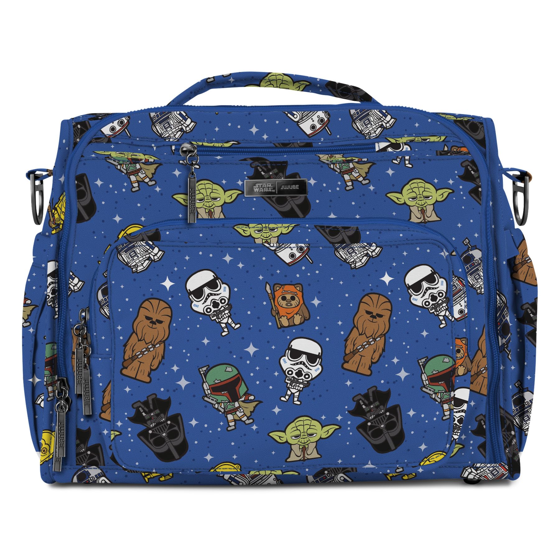 JuJuBe New! B.F.F - STAR WARS⢠Galaxy of Rivals, Diaper Bag, Travel Backpack & Large Tote w/Portable Changing Pad, Stroller Hooks & Pockets for Bottles, Diapers, Pacifier, Snacks & Essentials