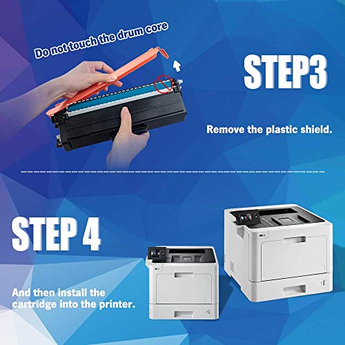 INK E-SALE Compatible Toner Replacement for Brother TN436 Super High (KCMY, 4-Pack), use for Brother MFC-L8900CDW MFC-L8610CDW HL-L8360CDWT HL-L8260CDW HL-L8360CDW HL-L9310CDW MFC-L9570CDW Printer