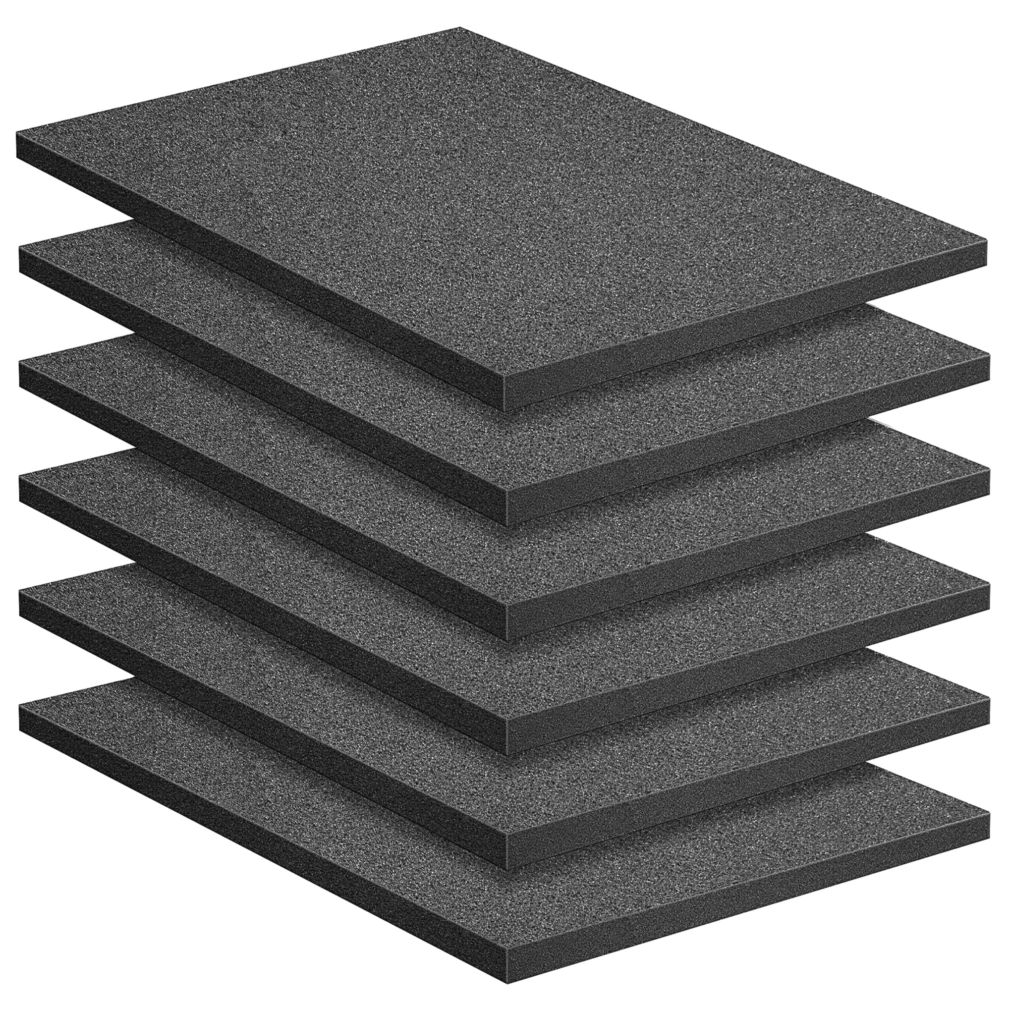 6 Pcs Polyethylene Foam Sheets- 16x12x1 Inch Tool Box Polyethylene Foam Pads- Cuttable Foam Inserts for Cases Toolbox Camera Storage and Crafts