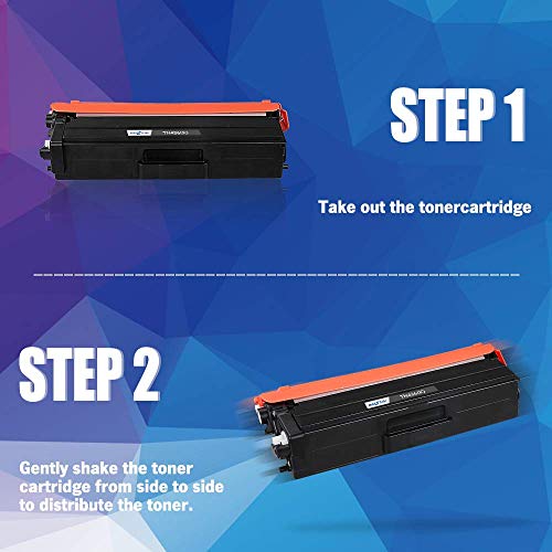 INK E-SALE Compatible Toner Replacement for Brother TN436 Super High (KCMY, 4-Pack), use for Brother MFC-L8900CDW MFC-L8610CDW HL-L8360CDWT HL-L8260CDW HL-L8360CDW HL-L9310CDW MFC-L9570CDW Printer