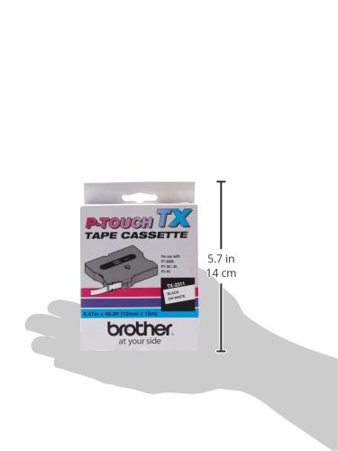 1/2in Black On White Pt-30 35 8000 Pc