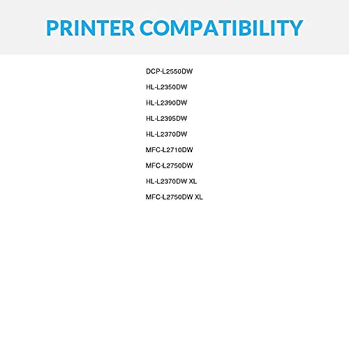 SPEEDYINKS Compatible Toner Cartridge Replacements for Brother TN760 TN-760 TN730 TN-730 High Yield (Black, 2-Pack) for DCP-L2550DW, HL-L2350DW, HL-L2370DW, HL-L2395DW, MFC-L2690DW, MFC-L2730DW