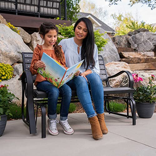 Lifetime 60276 Glider Bench, Harbor Gray