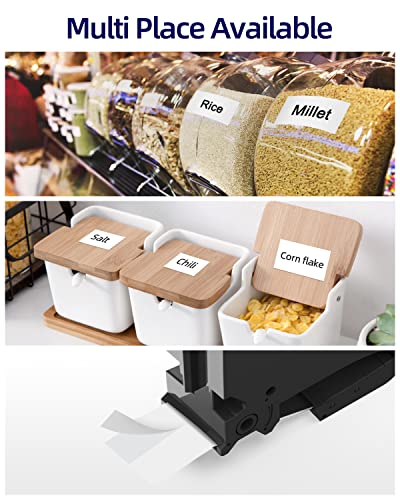 Unistar Compatible PTouch 36mm TZ Tape Replacement for Brother Label Maker 36mm Label Tape TZe-261 TZ261 for Brother Ptouch PT-P910BT T-P900 PT-3600 PT-550, 1-1/2 Inch Laminated Black on White, 2PK