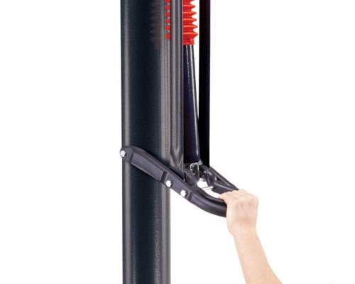Lifetime 78888 In-Ground Power Lift Backboard Basketball System, 54-Inch