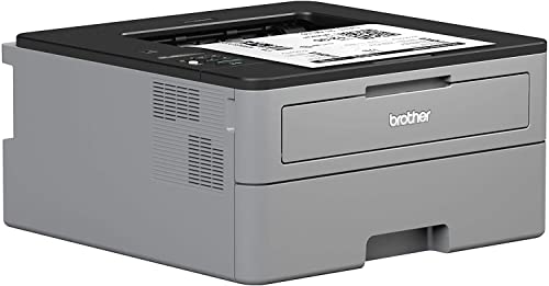 New Brother Compact Monochrome Laser Printer, HL-L2350DW, Duplex Two-Sided Printing, Wireless Printing, Business Office Bundle, Amazon Dash Replenishment Ready, Durlyfish USB Printer Cable, E