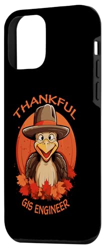 iPhone 12 mini GIS Engineer Funny Thanksgiving Turkey & Fall Case