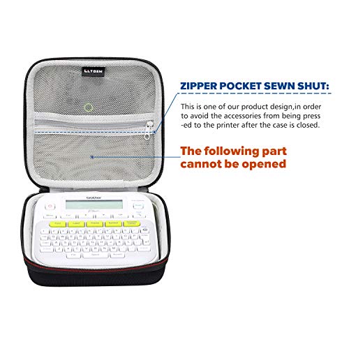 LTGEM Hard Carrying Case for Brother P-Touch PTD210 Label Maker (Not Fit The Charger)