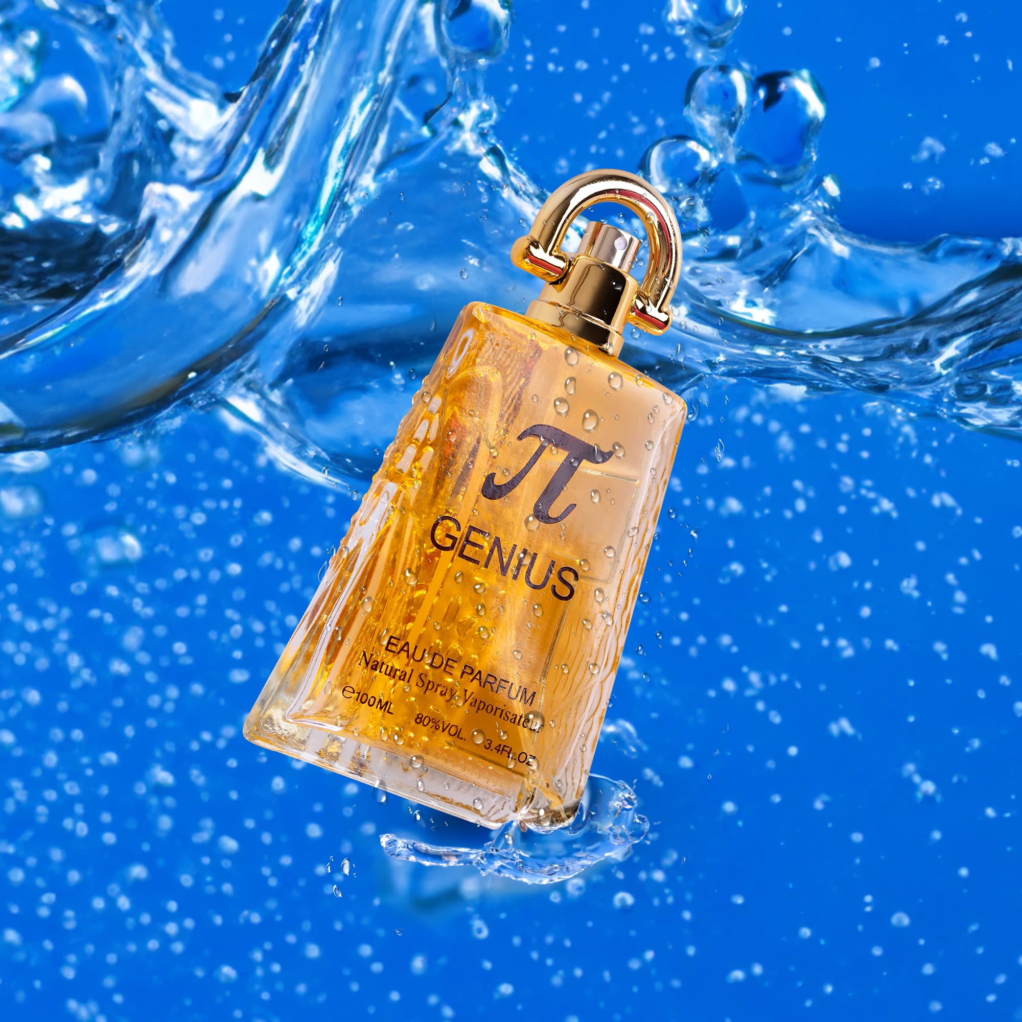 Genius for Men Eau De Parfum - High-End Fragrance with a Combination of Mandarin, Rosemary, Galbanum & Pine Needle - Fragrance That Will Get You Noticed - 100ml Bottle with 100% recycled box