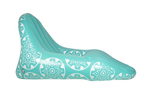 Poolmaster 85551 Imperial Lounge Deluxe Swimming Pool Float & Patio Furniture Multicolor