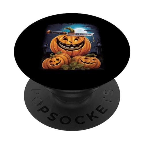 GIS Specialist Funny Halloween Fun Pun Spooky PopSockets Standard PopGrip