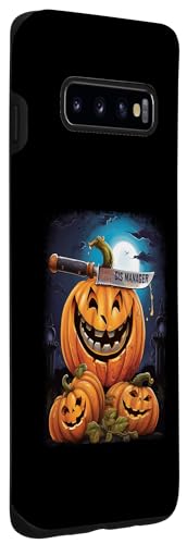 Galaxy S10 GIS Manager Funny Halloween Fun Pun Spooky Case