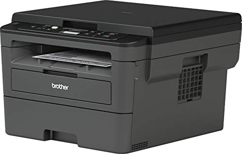 Brother Compact Monochrome Laser Wireless All-in-One Printer HL-L2390 for Business Office - Flatbed Print Copy Scan - 32ppm Print Speed, Duplex Two-Sided Printing, 250-Sheet, BROAGE USB Printer Cable