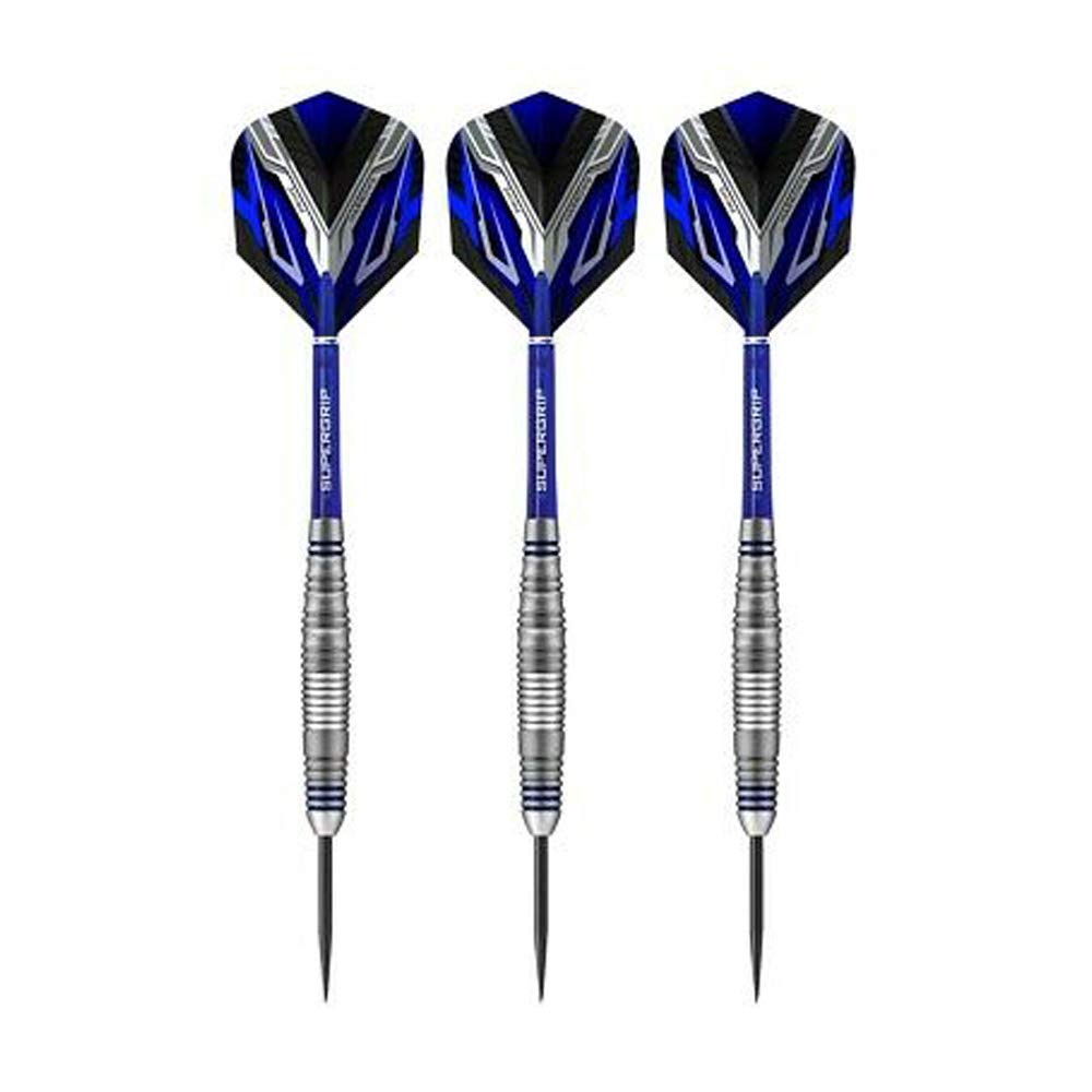 Harrows Vespa Darts, Steel Tip Brass w/Prime Flights & Supergrip Fusion Shafts, 22 Grams