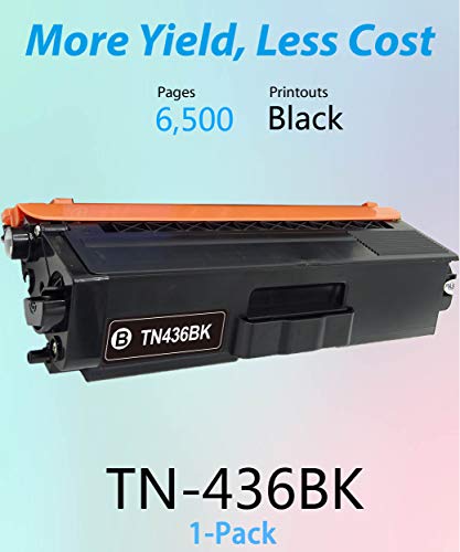 MM MUCH & MORE Compatible Toner Cartridge Replacement for Brother TN436 TN-436 TN-436BK use for HL-8260CDW L8360CDWT MFC-L8690CDW L8900CDW L8610CDW DCP-L8410CDW Printers (Black)