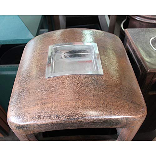 Trash Can Creative Retro Trash Can Square Hotel Lobby Shopping Mall Metal Trash Cans Durable Indoor Trash Can