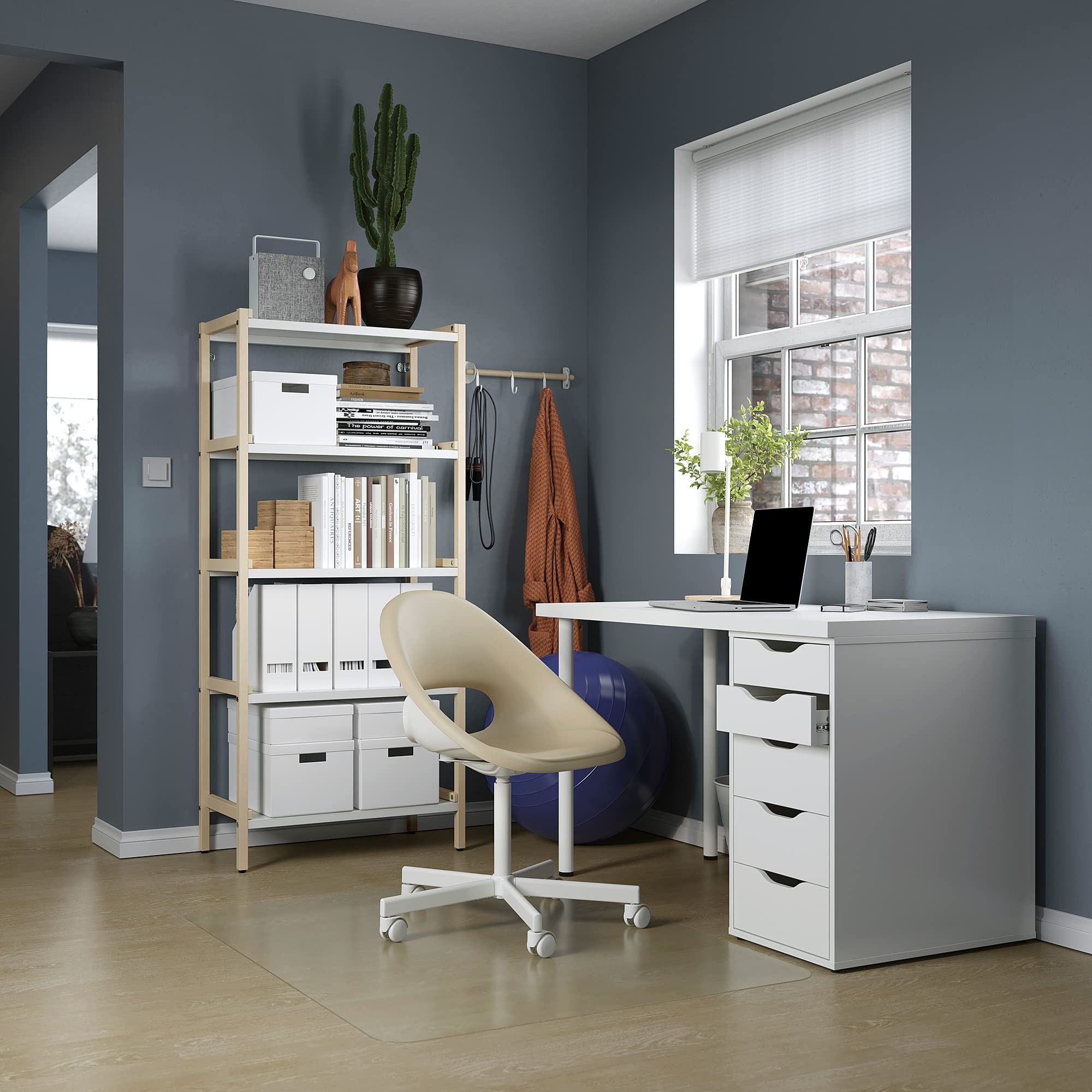 IKEA Alex/LAGKAPTEN Desk, White, 47 1/4x23 5/8 "