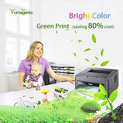 Yumagenta Compatible Ink Cartridge with New Updated Chips Replacement for Brother LC-3011 to use with MFC-J690DW MFC-J895DW MFC-J491DW MFC-J497DW Printer(2 Black, 1 Cyan, 1 Magenta, 1 Yellow,5-Pack)