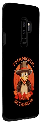 Galaxy S9+ GIS Technician Funny Thanksgiving Turkey & Fall Case