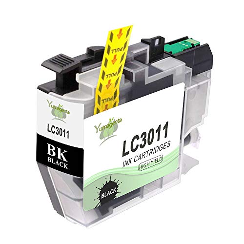 Yumagenta Compatible Ink Cartridge with New Updated Chips Replacement for Brother LC-3011 to use with MFC-J690DW MFC-J895DW MFC-J491DW MFC-J497DW Printer(2 Black, 1 Cyan, 1 Magenta, 1 Yellow,5-Pack)