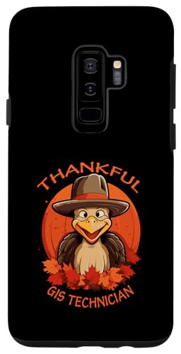 Galaxy S9+ GIS Technician Funny Thanksgiving Turkey & Fall Case