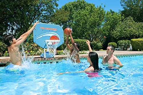 Poolmaster Pro Rebounder Swimming Pool Basketball and Volleyball Game Combo, In-Ground Pool