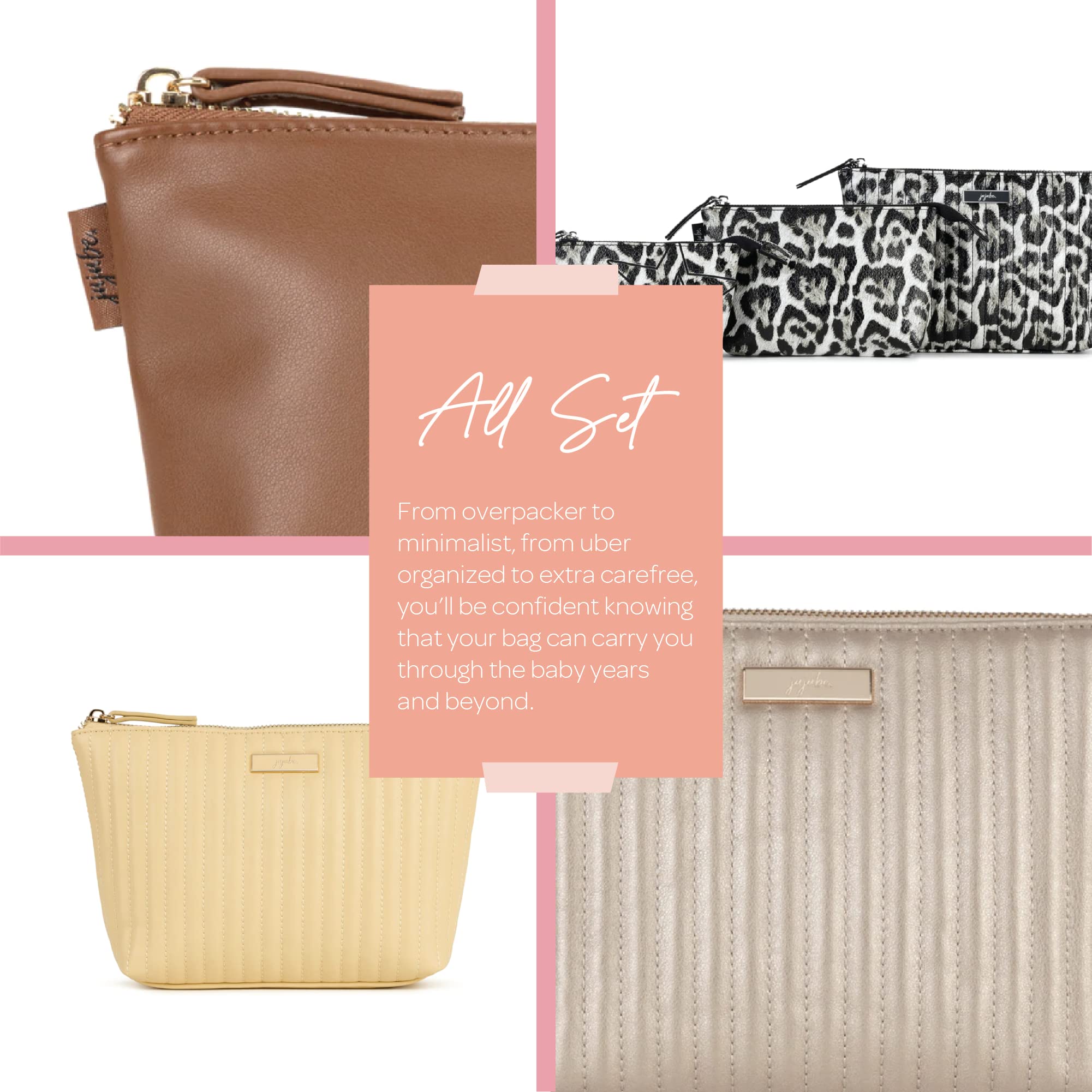 JuJuBe | All Set, Designer Purses and Handbags for Moms, Handbags for Ladies | Black