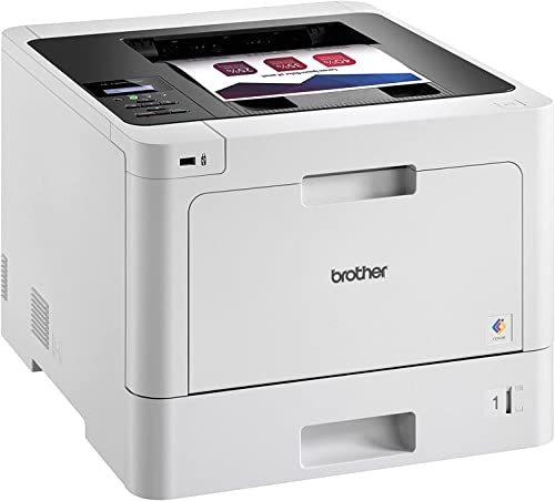Brother Color HL-L8260CDW Single-Function Wireless Laser Printer, White - Print Only - 33 ppm, 600 x 2400 dpi, 8.5 x 14 Print Size, Auto 2-Sided Printing, Ethernet