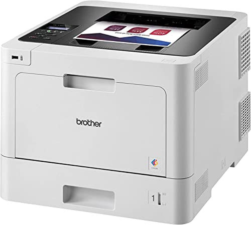 Brother Color HL-L8260CDW Single-Function Wireless Laser Printer, White - Print Only - 33 ppm, 600 x 2400 dpi, 8.5 x 14 Print Size, Auto 2-Sided Printing, Ethernet