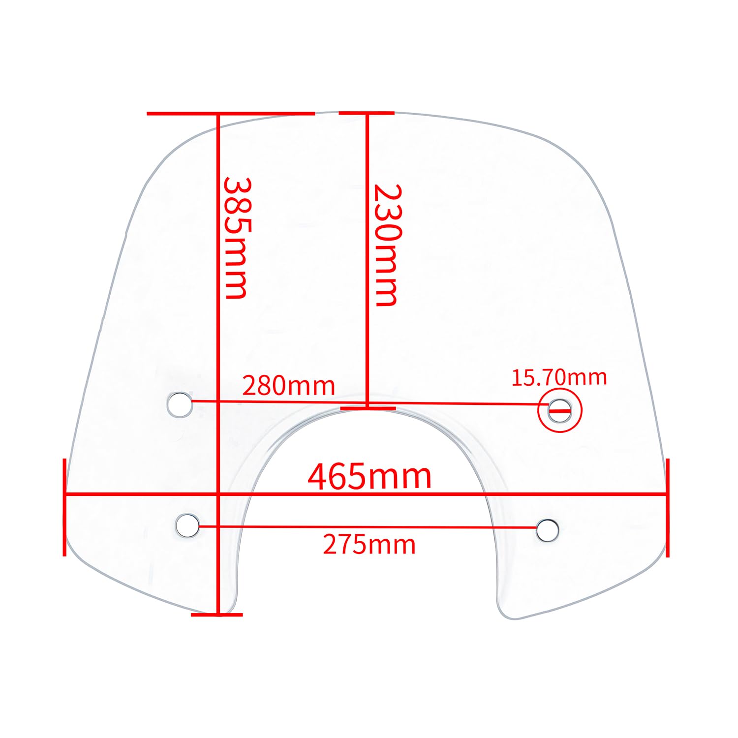 TAZGANTAX Motorcycle Windscreen Windshield Wind Deflector Protector Wind Screen compatible with Piaggio Ves-pa GT200 GTS250 GTS300 2018 2019 2021 2022 All year (Clear)