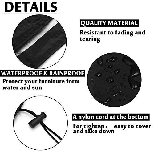 LKXHarleya Printer Dust Cover for Brother MFC-7360DW Printer - Waterproof Antistatic Heavy Duty Fabric Printer Cover Protector, 16.9" x 16.9" x 12.6"