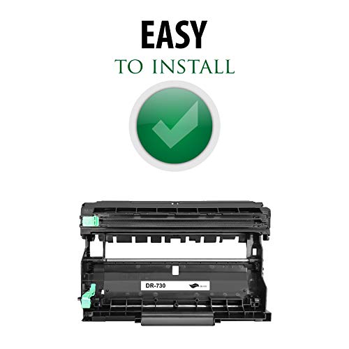 ReManufactured Toner Drum for DR-730 | Compatible Drum Replacement for Brother DCP-L2550DW, Brother MFC-L2710DW/L2730DW/L2750DW/L2750DWXL | Standard Yield Laser Printer by Premium Ink&Toner