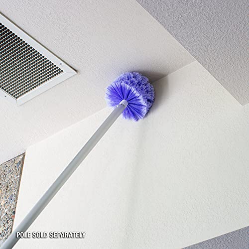 Poolmaster 20610 Swimming Pool Area Indoor/Outdoor Cobweb Brush, Essential Collection, Medium, Purple