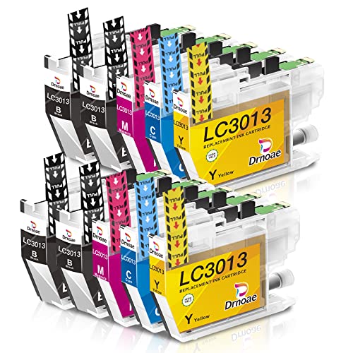 Drnoae LC3013 Ink Cartridges BK/C/M/Y, Compatible with Brother MFC-J895DW MFC-J497DW MFC-J491DW MFC-J690DW Ink Cartridges, 10 Pack