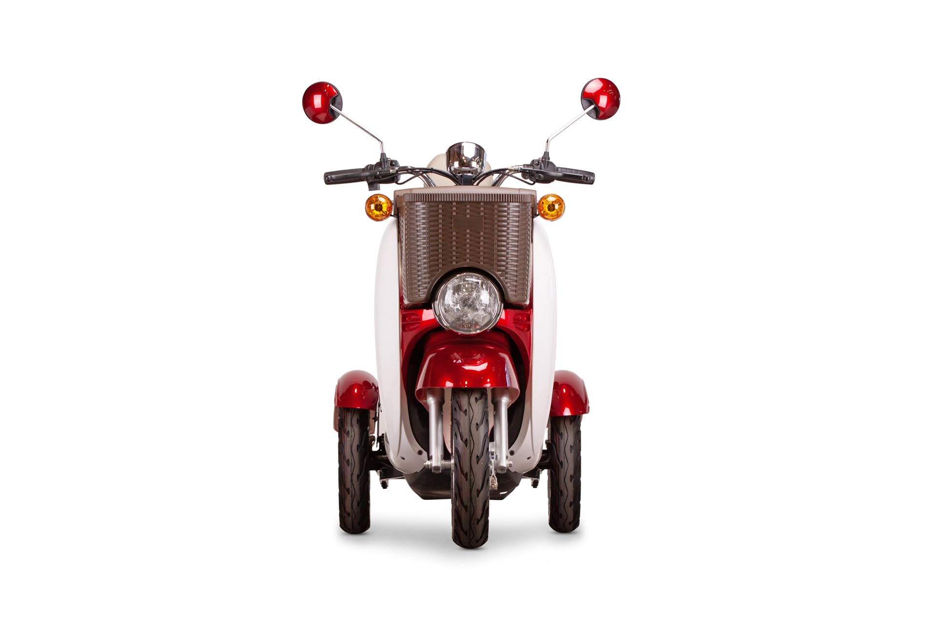 Deluxe Scooters Fully Assembled Sport Adult Mobility Scooter Red