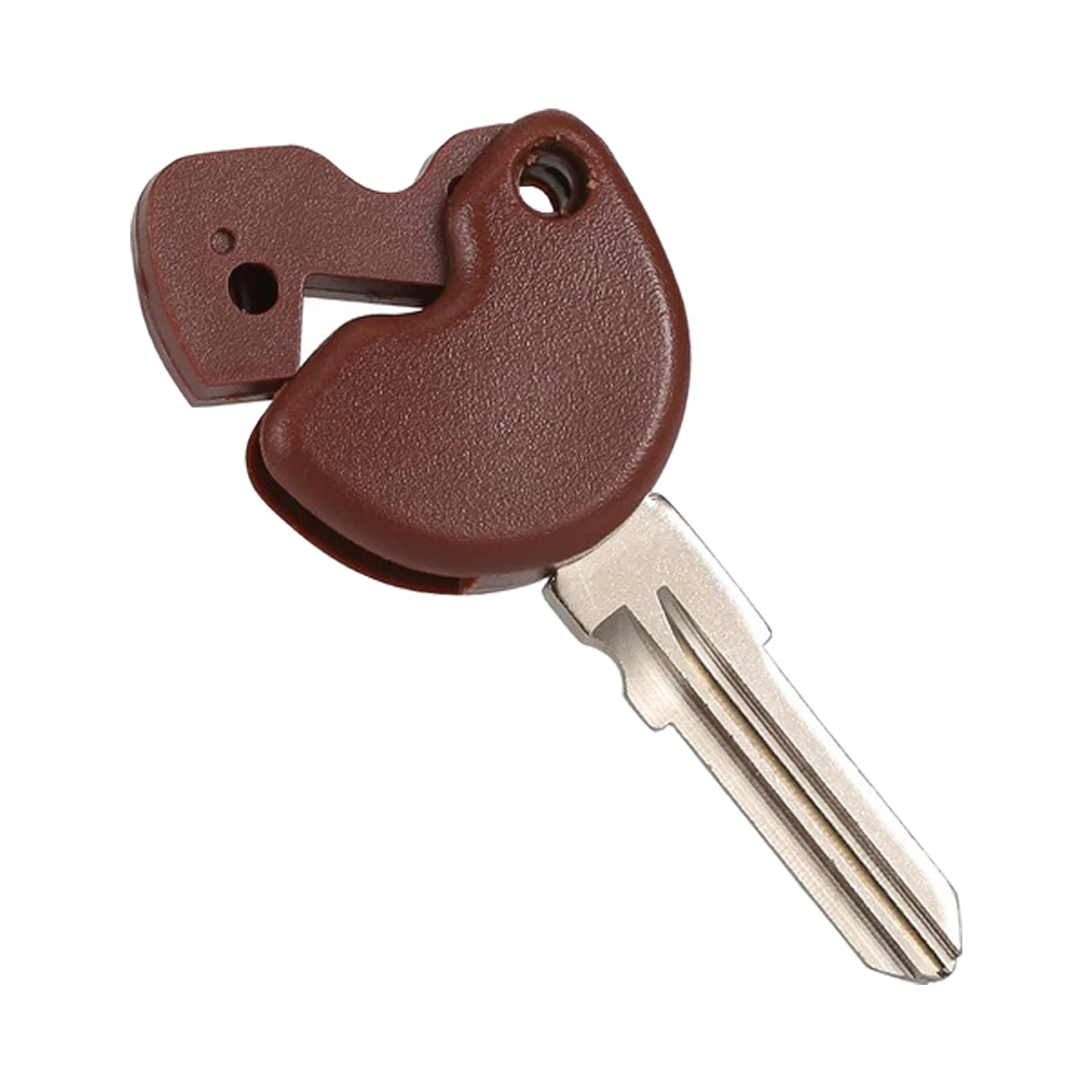 iTobest Motorcycle Key Uncut Blank Blade with Insertable Chip -For Vespa Piaggio 3VTE Fly 125 200 GTS GTV VESPA LXV150 GTS250 300 Moto parts Insertable chip(brown