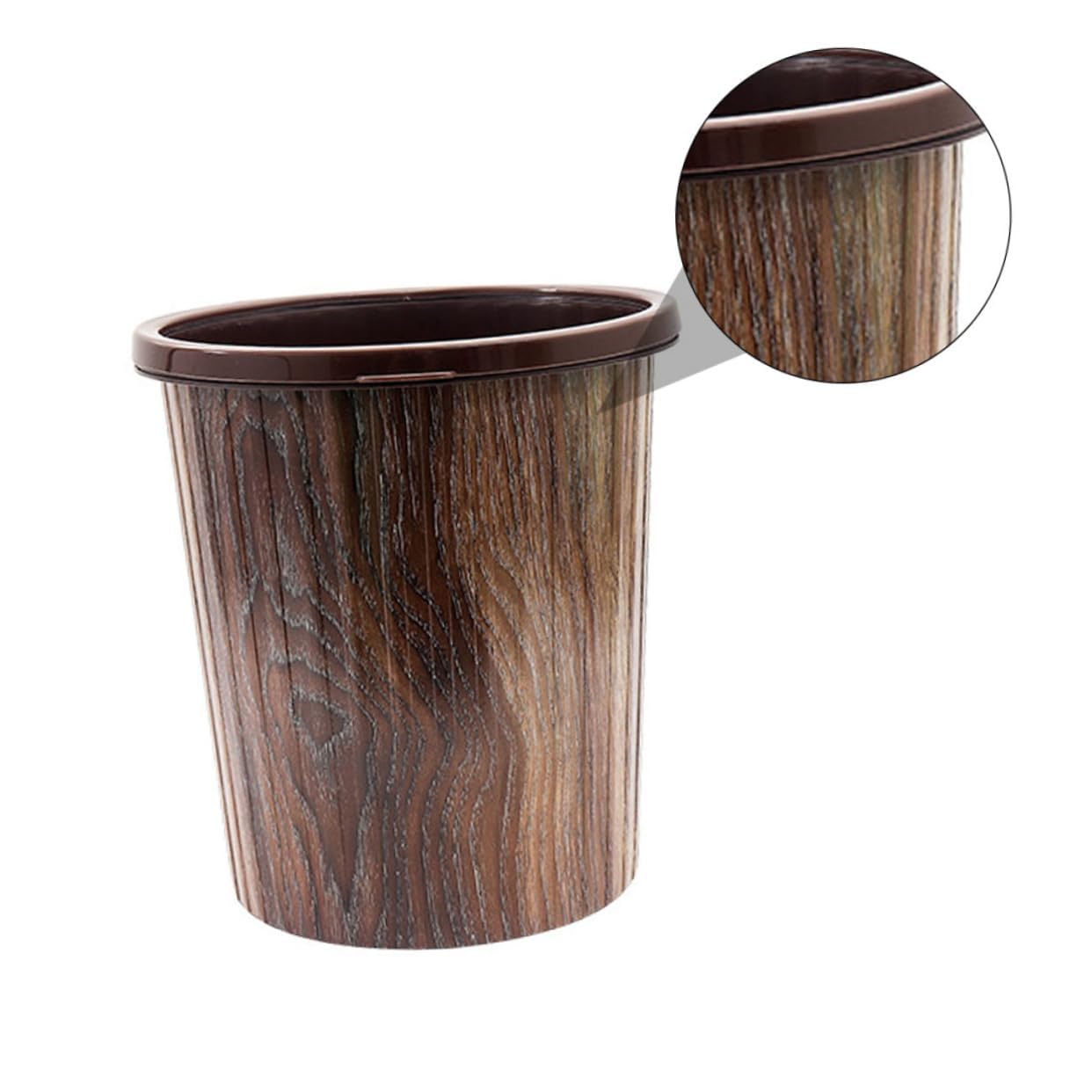 NALsa 1pc Retro Trash Can Trash Can Small Trash Can Office Trash Can Plastic Trash Can Mini Trash Can Bathroom Waste Storage Trash Can Household Trash Can