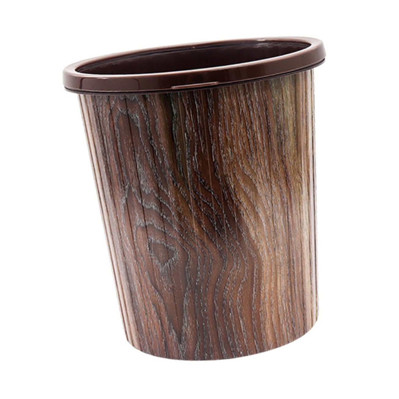 NALsa 1pc Retro Trash Can Trash Can Small Trash Can Office Trash Can Plastic Trash Can Mini Trash Can Bathroom Waste Storage Trash Can Household Trash Can