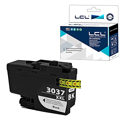 LCL Compatible Ink Cartridge Pigment Replacement for Brother LC3037 XXL LC3037XXL LC3037BK MFC-J5845DW MFC-J5845DW MFC-J5945DW MFC-J6945DW MFC-J6545DW MFC-J6545DW XL (1-Pack Black) Ink