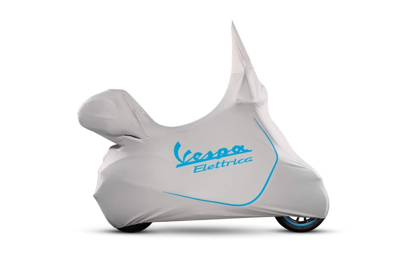 Vespa Elettrica Original Indoor Scooter Cover Vespa Elettrica Vespa Elettrica Indoor Cover, Genuine Vespa OEM 607000M (Gray)
