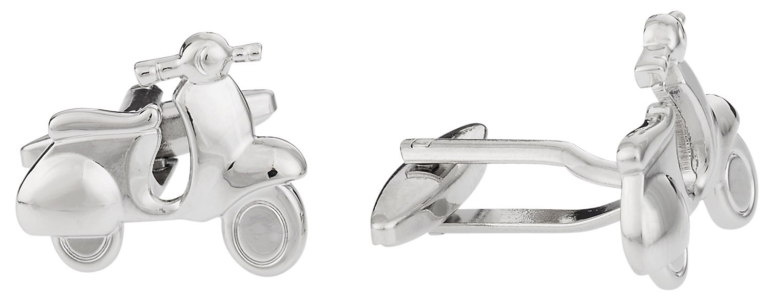 Cuff-Daddy Vespa Style Scooter Cufflinks with Presentation Box