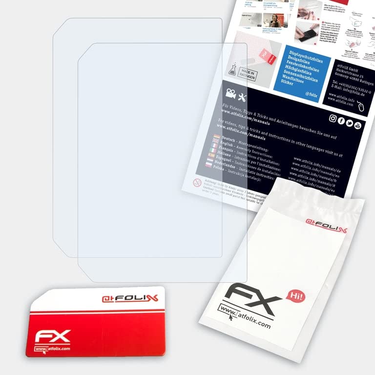 atFoliX Screen Protection Film compatible with Bosch GIS 1000 C Screen Protector, ultra-clear FX Protective Film (2X)